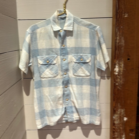 Shuttlenotes | Shirts | Short Sleeve Linen Shirt Shuttlenotes Master ...